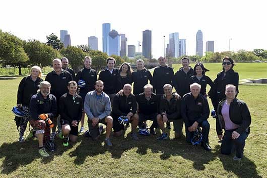 Houston bike ride during corporate global meeting - Sullivan Group